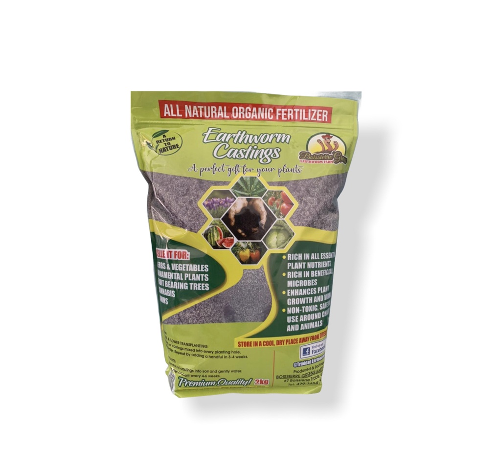 Boissierre Grees Earthworm Castings 1 Gallon | Ecotrin Ltd - Trinidad ...